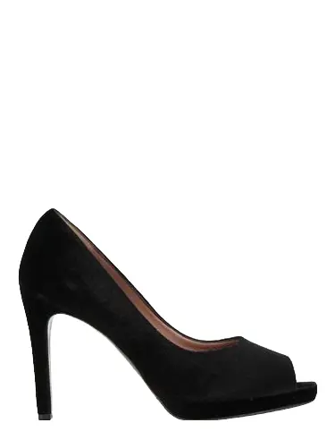 POLLINI Open-toe Pumps - Black