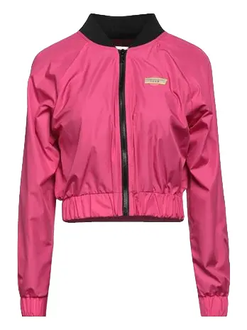 TWENTY EASY BY KAOS Polyester Bomber Jacket - Pink