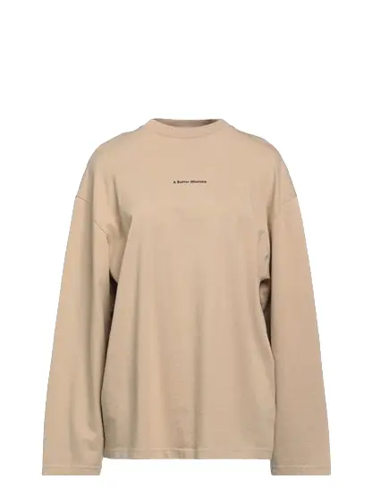 A BETTER MISTAKE Cotton Sweatshirt - Beige