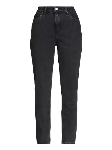 Vero Moda High-waisted Tapered Leg Jeans - Black