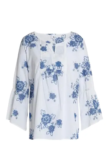 Iris & Ink Kaftan Top - White