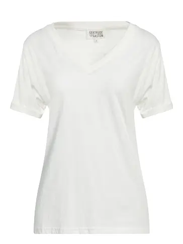 GERTRUDE + GASTON Cotton T-shirt - White