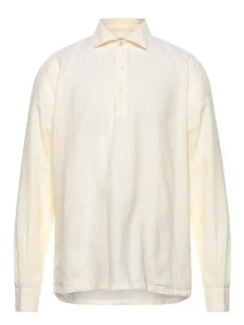 BROOKSFIELD Shirt Size Cotton, Linen - Yellow