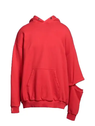 A BETTER MISTAKE Cotton Fleece Sweatshirt - Red