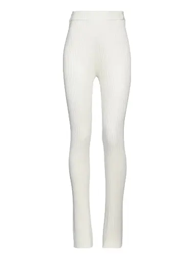 HINNOMINATE Flared Knit Pants - Off White