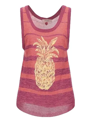 TWINSET Viscose Tank Top - Orange