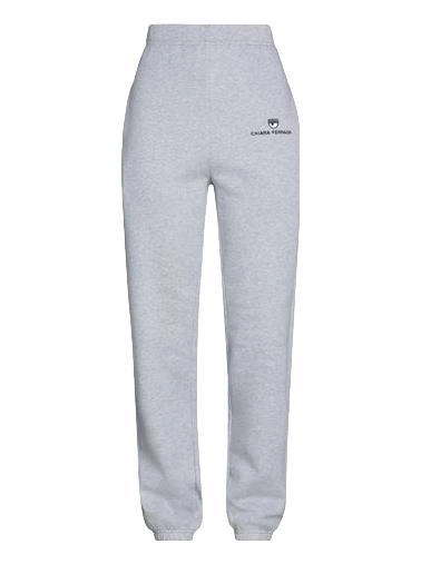 CHIARA FERRAGNI Light Cotton Track Pants - Grey