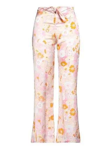 Maje Floral Print Flared Pants - Pink