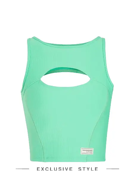 THE GIVING MOVEMENT X YOOX Top Recycled Polyester Recycled Elastane - Green