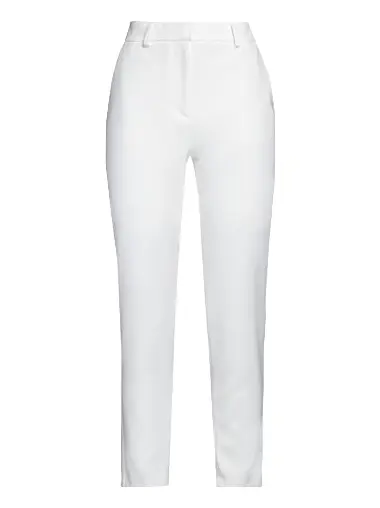 Atos Lombardini Straight Leg Trousers - White