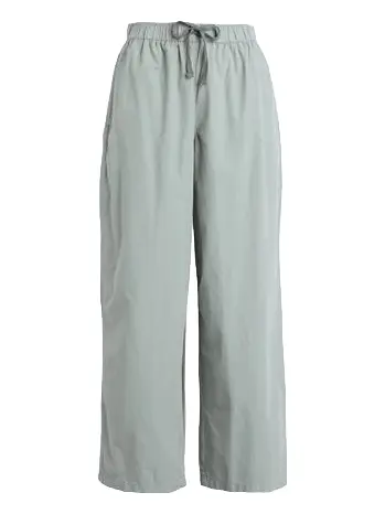 Topshop Straight Leg Pants - Sage Green