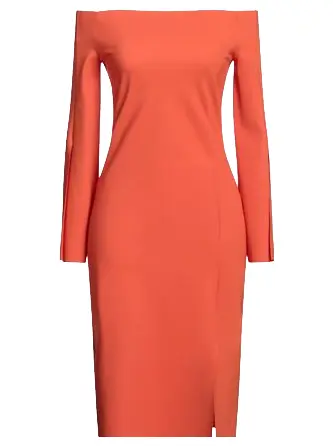 Chiara Boni La Petite Robe Midi Dress - Orange