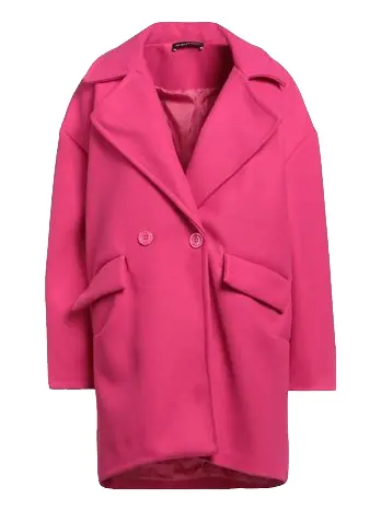 VANESSA SCOTT Double-breasted Coat - Pink