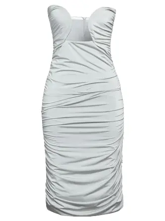VICOLO Midi Bodycon Dress - Grey