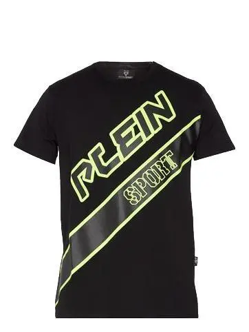 PLEIN SPORT T-shirt Size Cotton, Elastane - Black