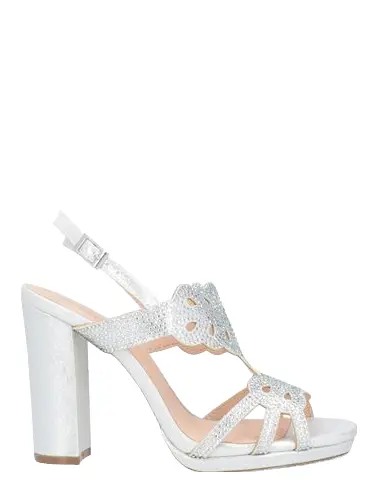 Menbur Ankle Strap Sandals - Silver