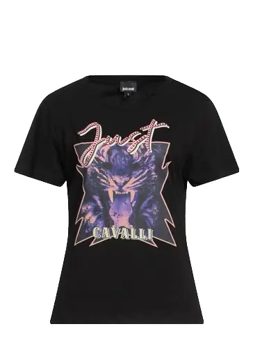 Just Cavalli Printed T-shirt - Black