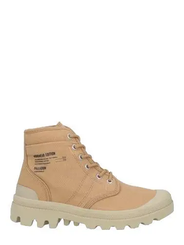 PALLADIUM Ankle Boots In Organic Cotton - Beige