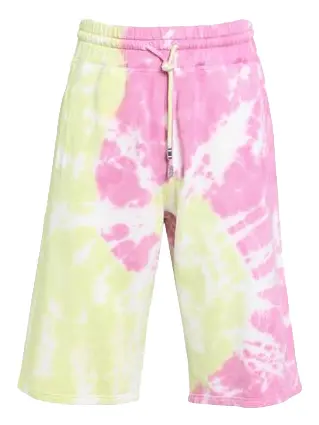 Gcds Cotton Bermuda Shorts - Pink