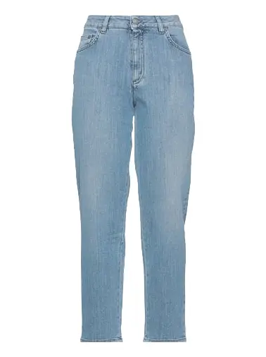 Moschino Straight-leg Jeans With Logo Detail - Blue