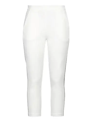 VICOLO Tapered Slim-leg Trousers - White
