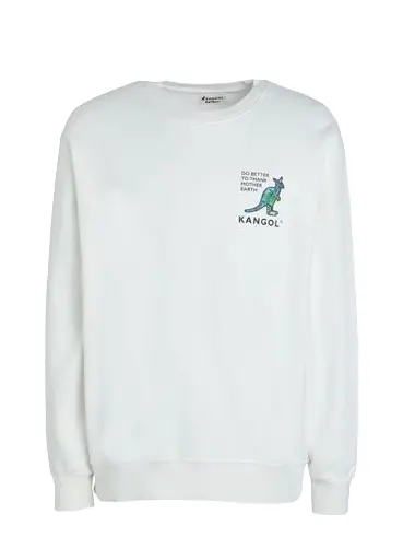 KANGOL Organic Cotton Sweatshirt - Off White