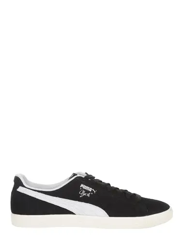 PUMA Clyde Hairy Suede Sneakers - Black