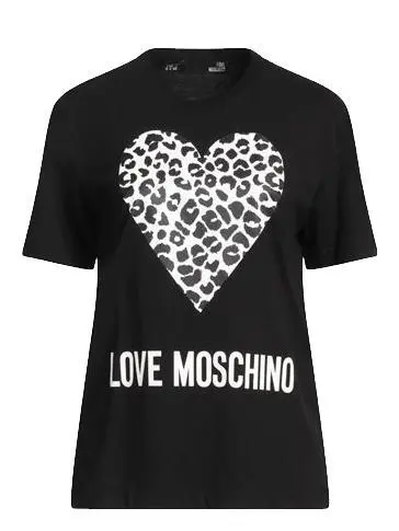 Moschino Printed Cotton T-shirt - Black
