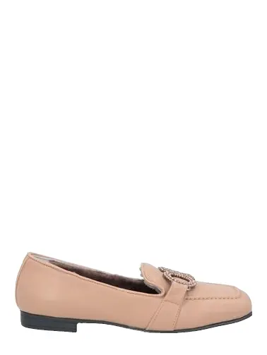 NILA & NILA Leather Loafers - Beige
