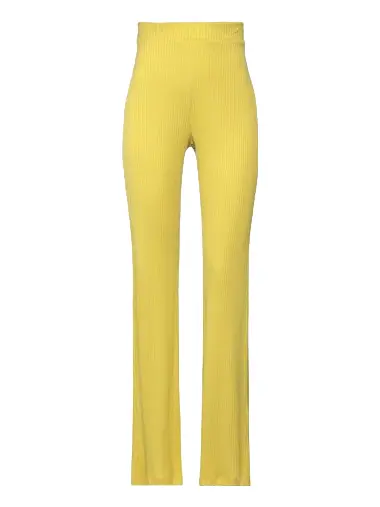 HAVEONE Straight Leg Knit Pants - Yellow