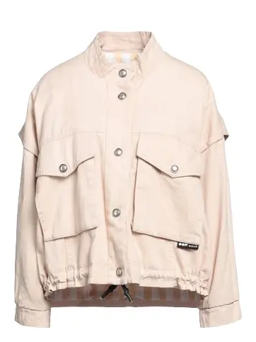 OOF WEAR Cotton Denim Jacket - Beige