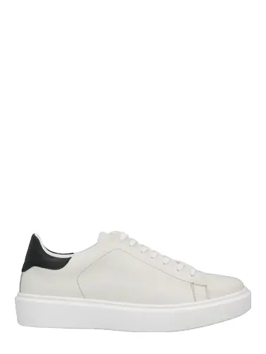 IH NOM UH NIT Soft Leather Low-top Sneakers - Off White