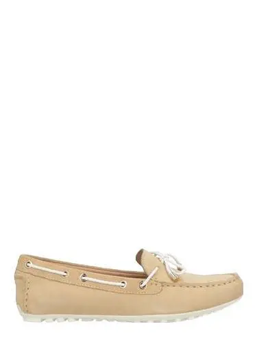 Geox Leather Loafers - Beige