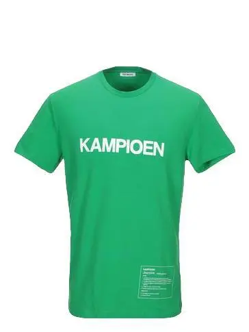 BIKKEMBERGS T-shirt Size Cotton, Elastane - Green