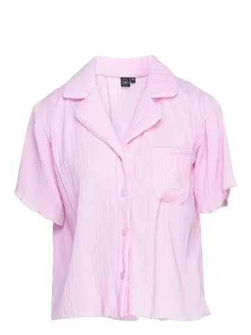 OW Shirt With Appliqués - Pink