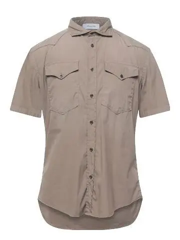 AGLINI Shirt Size Cotton, Polyamide, Elastane - Beige