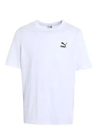 PUMA Classics Small Logo Tee T-shirt Size Cotton - White