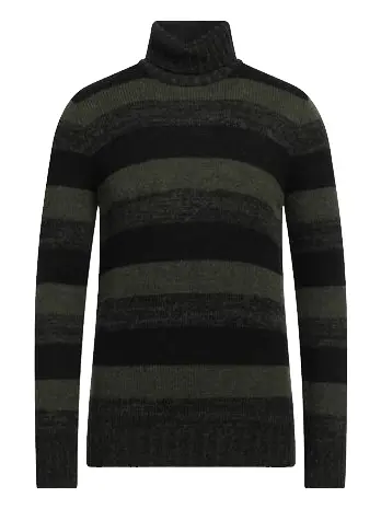 DARWIN Striped Turtleneck - Green