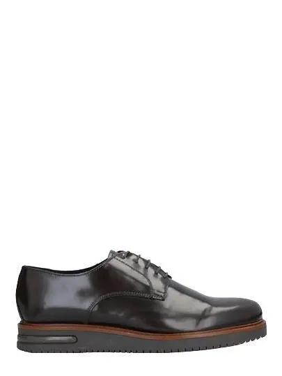 BRUNO VERRI Lace-up Leather Derby Shoes - Brown