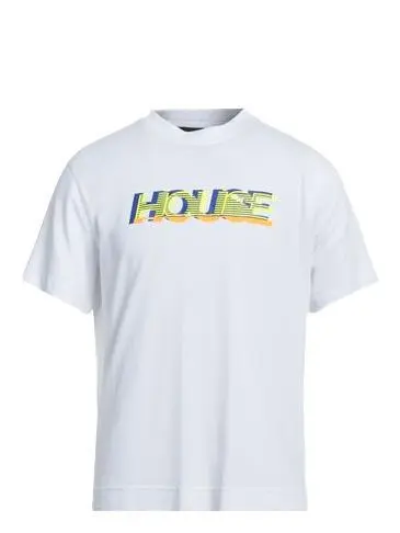 HOUSE OF HOLLAND T-shirt Size Cotton, Elastane - White