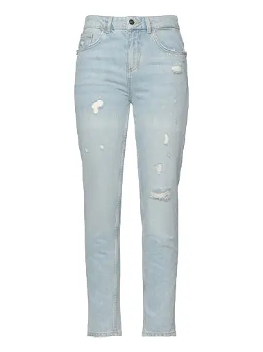 REBEL QUEEN BY LIU •JO Distressed Skinny Jeans - Blue