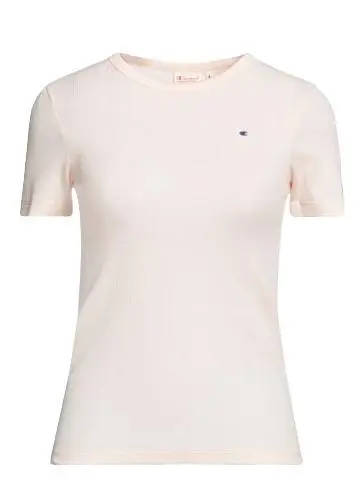 Champion T-shirt In Light Cotton Polyester - Light Pink