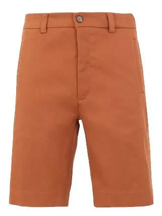 8 BY YOOX Gabardine Formal Shorts - Brown