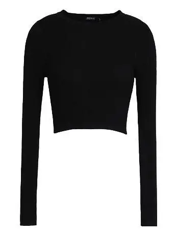 Only Sweater In Viscose And Nylon - Black