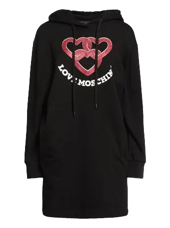 Moschino Cotton T-shirt Mini Dress - Black