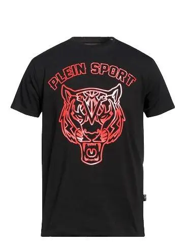PLEIN SPORT T-shirt Size Cotton, Elastane - Black