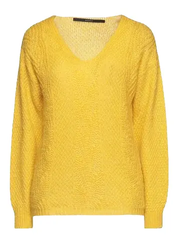 BELLWOOD V-neck Long Sleeve Sweater - Yellow