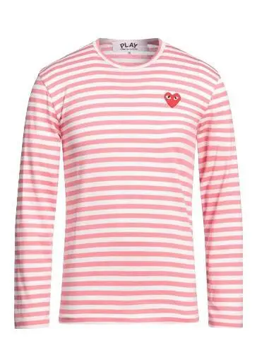 Play Comme Des Garcon T-shirt Size Cotton - Pink