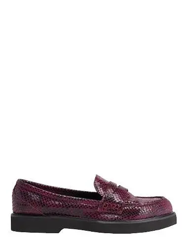 8 BY YOOX Leather Penny Loafers - Purple
