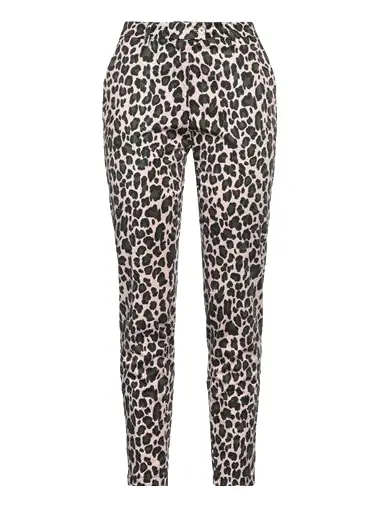 MICHAEL COAL Animal Print Tapered Chinos - Pink